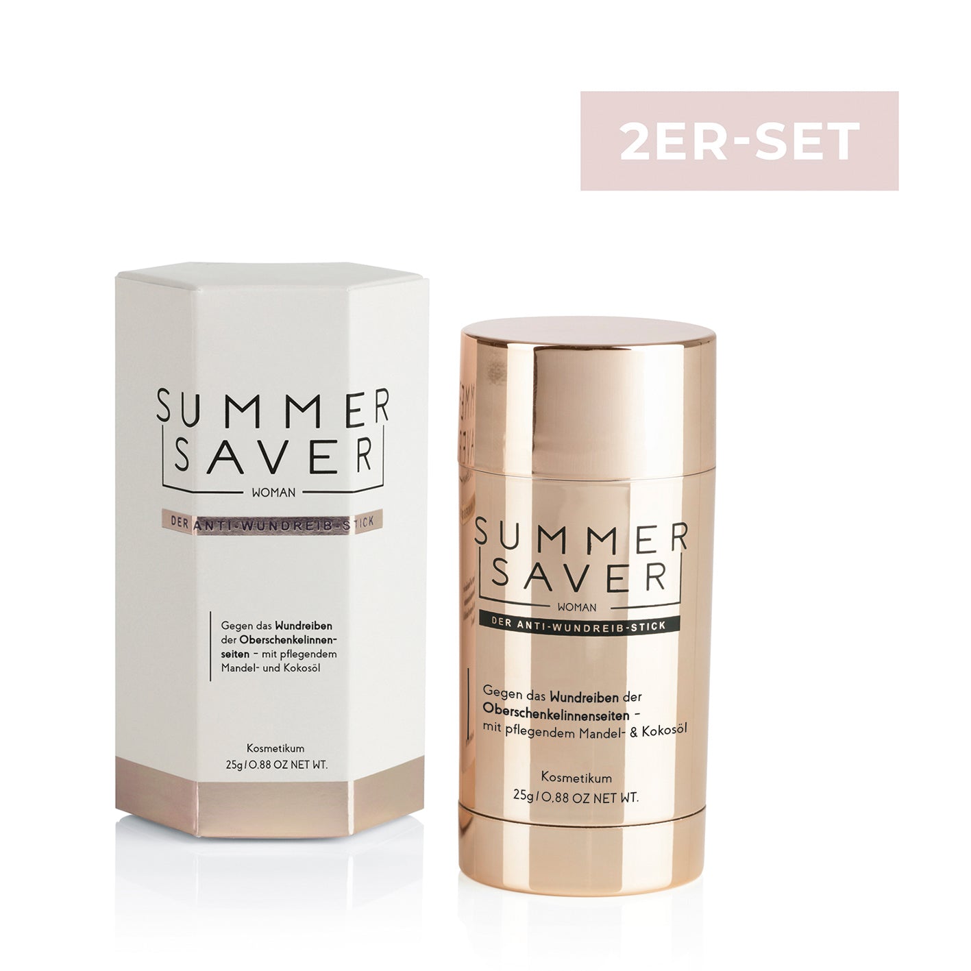SUMMERSAVER Kosmetikum - Anti-Wundreib-Stick - Woman - 2er-Set (je 25 g)