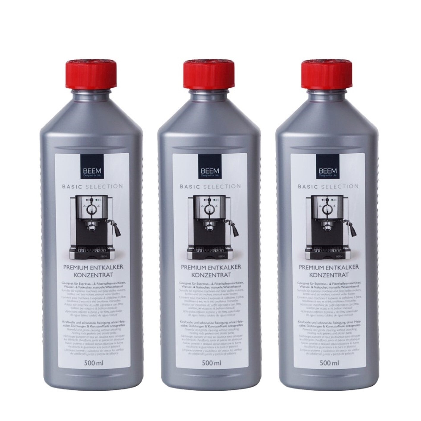 BEEM PREMIUM ENTKALKER KONZENTRAT - 0,5 l - 3er Pack