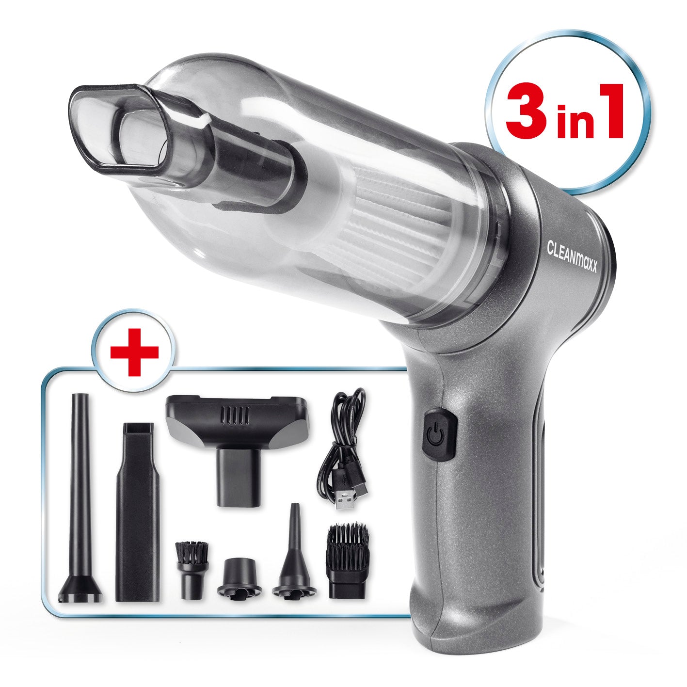 Sauberkeit im ganzen Zuhause? Mit dem CLEANmaxx Akkusauger echt easy!